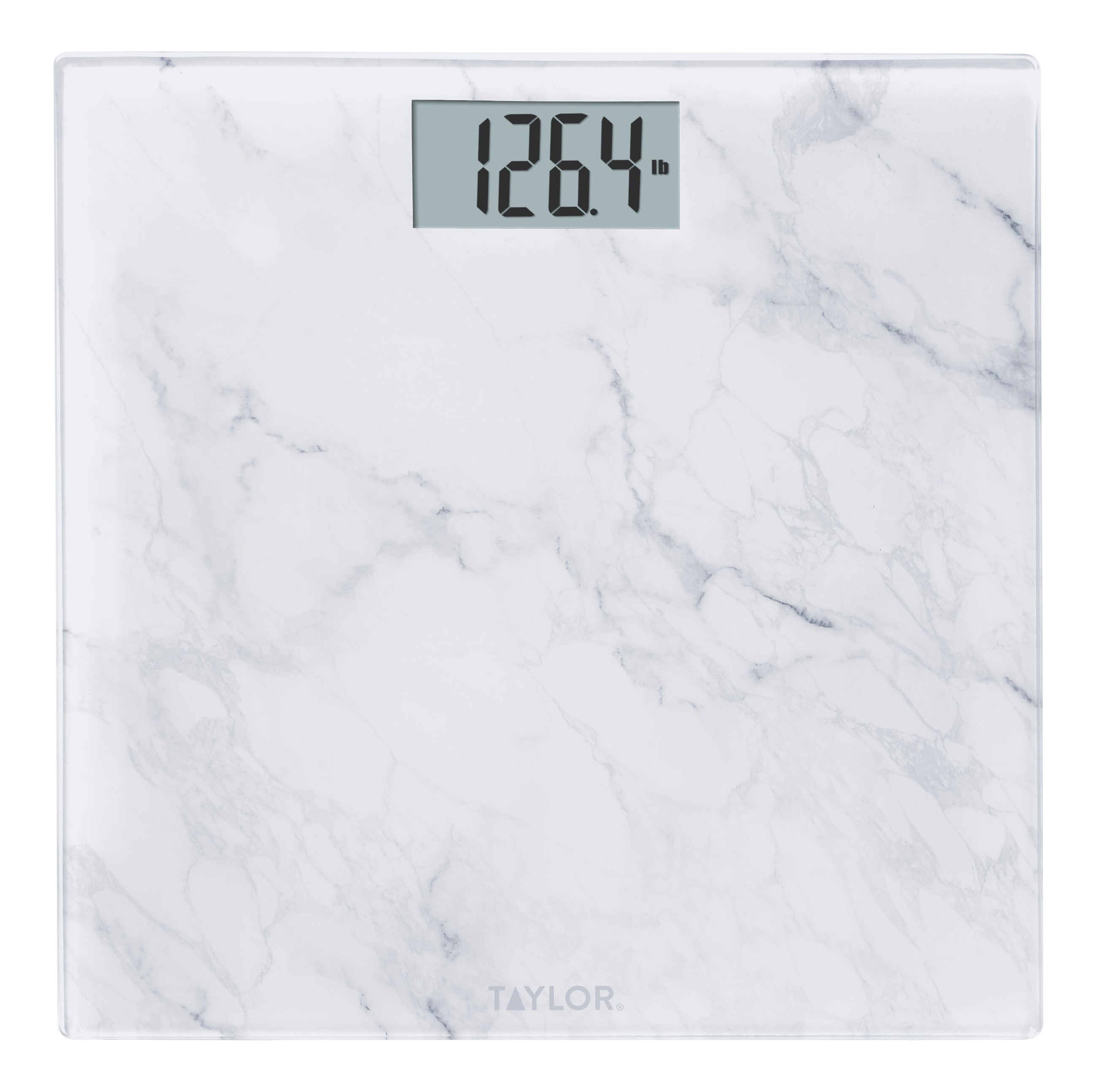 Digital Glass Scale with Photoreal Marble Design