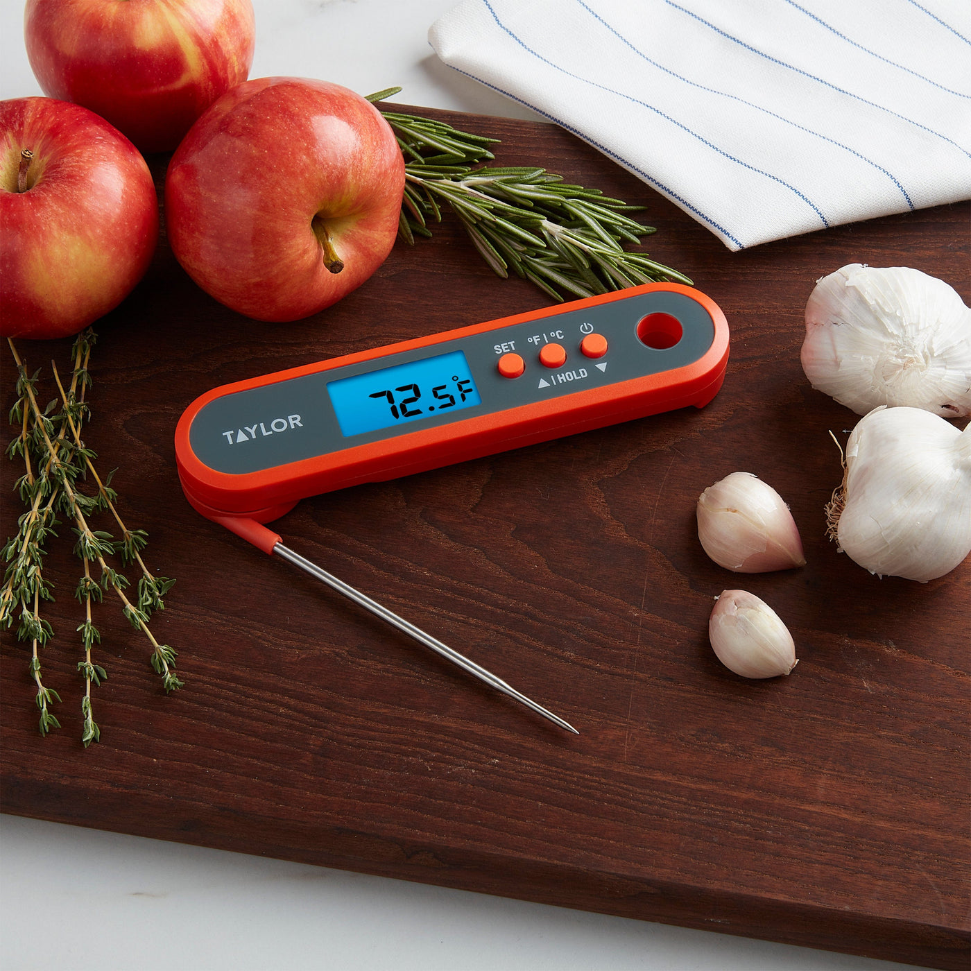 Digital Waterproof Thermometer, with a Folding Probe