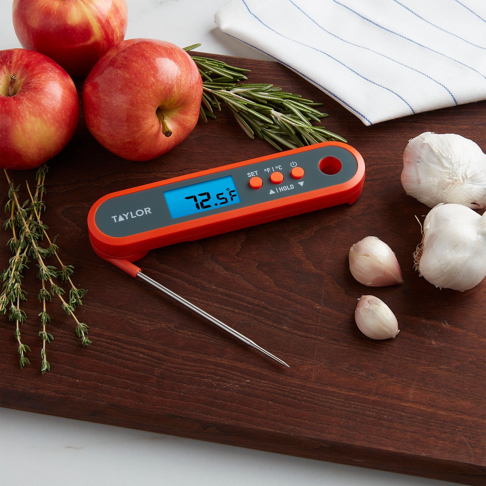 Digital Waterproof Thermometer, with a Folding Probe