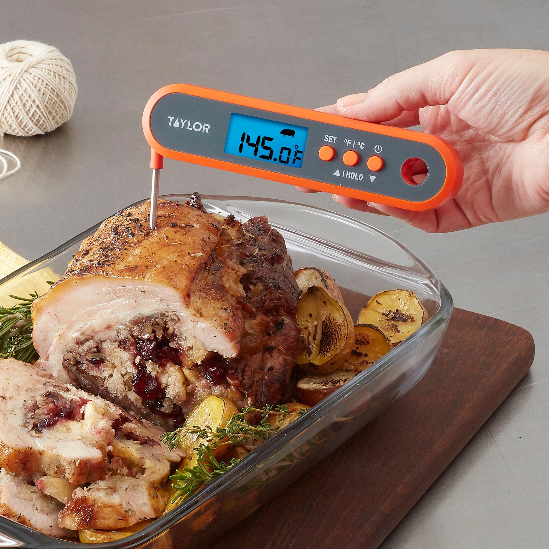 Digital Waterproof Thermometer, with a Folding Probe