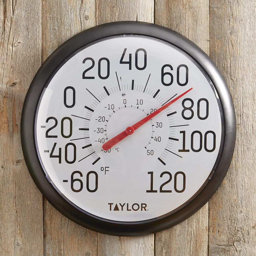 13.25" Big & Bold Dial Outdoor Thermometer | 6700 | TAYLOR