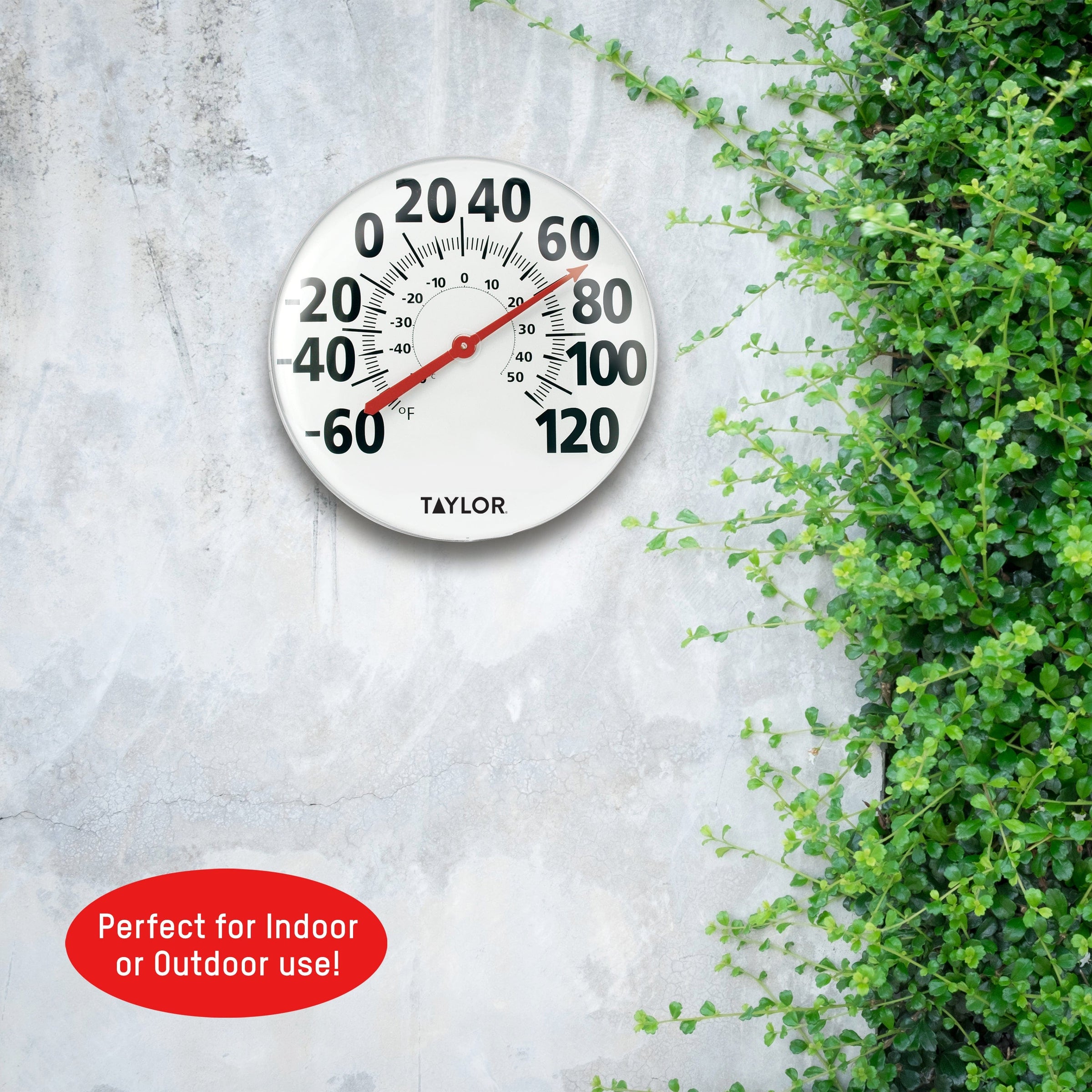 18" Metal Patio Thermometer | 681 | TAYLOR