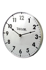 18" Metal Patio Clock | 161 | TAYLOR – Taylor USA