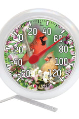 6" Indoor/Outdoor Round Dial Cardinal Thermometer – Taylor USA
